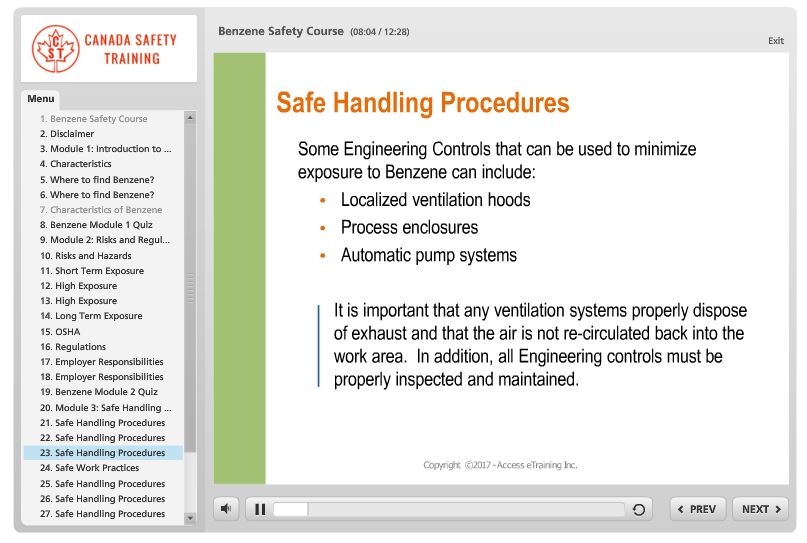 Benzene Awareness Program