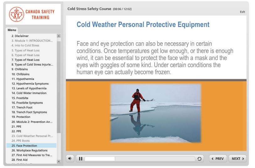 Cold Stress Awareness Training