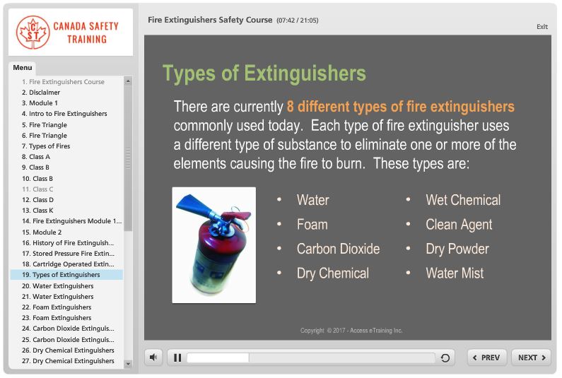 Fire Extinguisher Training Course