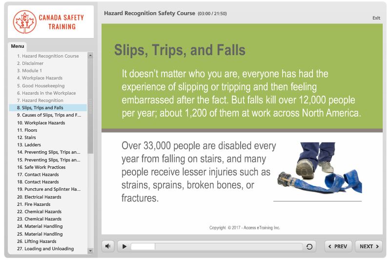 Hazard Recognition Training